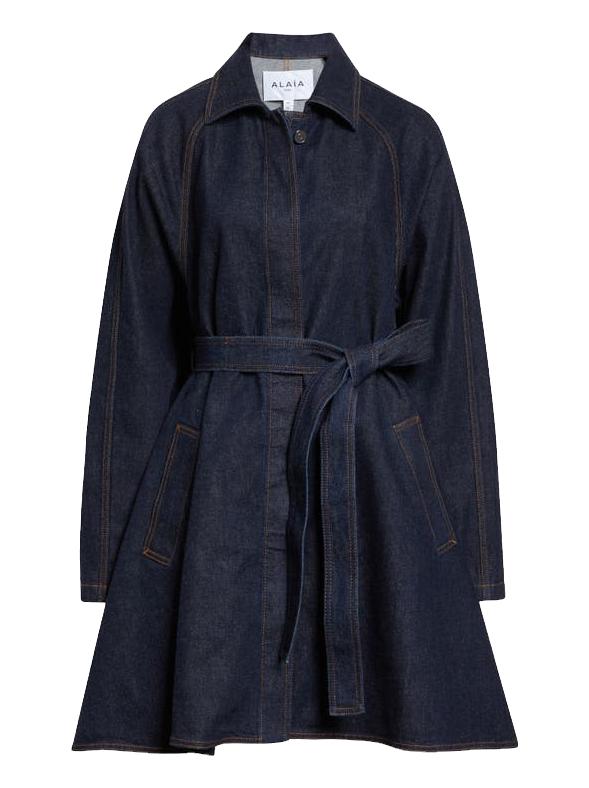 BRUNELLO CUCINELLI Belted denim windbreaker
